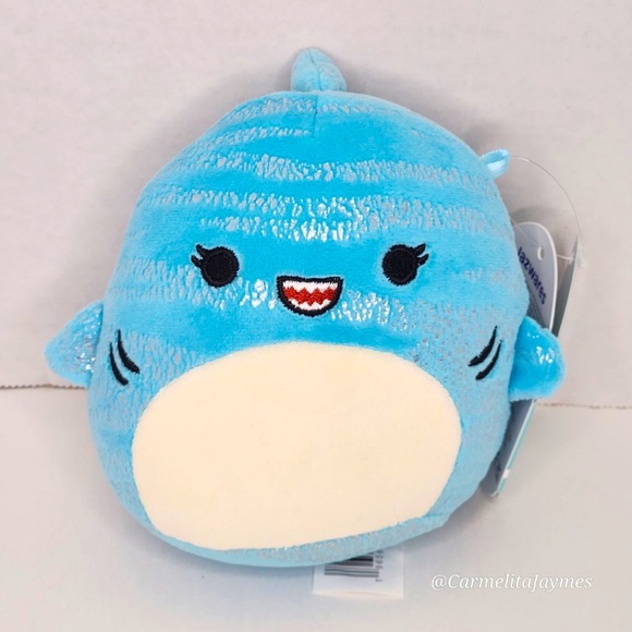 Squishmallows | Toys | Lamar Silver Stripe Blue Shark Original ...